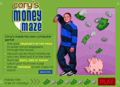 Corys Money Maze - Cool Math Games 4 Kids