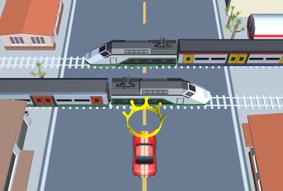 Car vs Train - Cool Math Games 4 Kids
